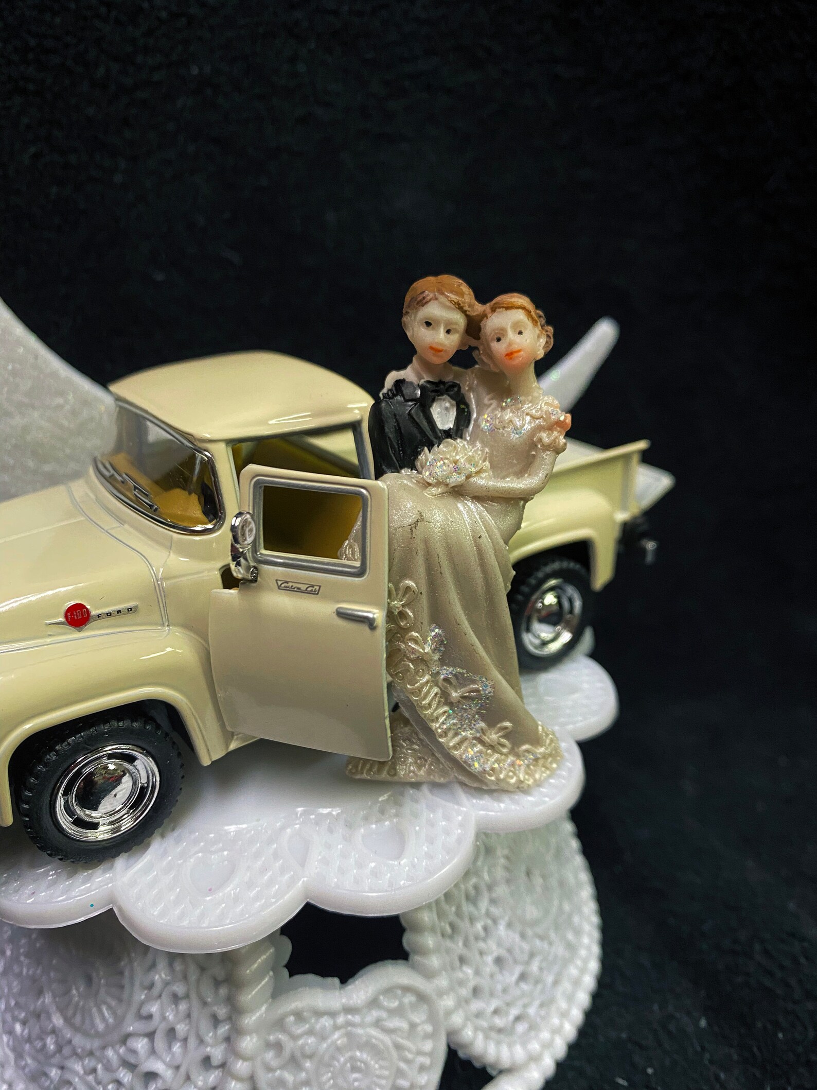 Classic 1956 Ford F100 Pickup Mechanic Auto Wedding Groom CAKE Top ...