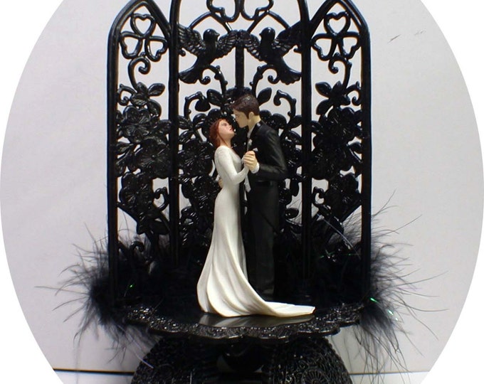 Edward and Bella's Wedding Cake Toppers Halloween Twlight - Etsy Norway