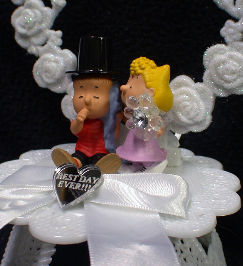Sally & Linus Classic Snoopy Peanuts Gang Funny Love Wedding - Etsy