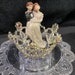 Princess Crown Wedding Cale Topper Fairytale Rhinestone Crystal Bride ...