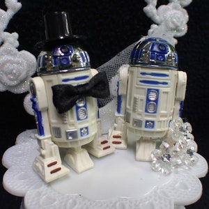 Mr and Mrs R2-D2 Star War "you Pick" Wedding Cake Topper or Glasses ...