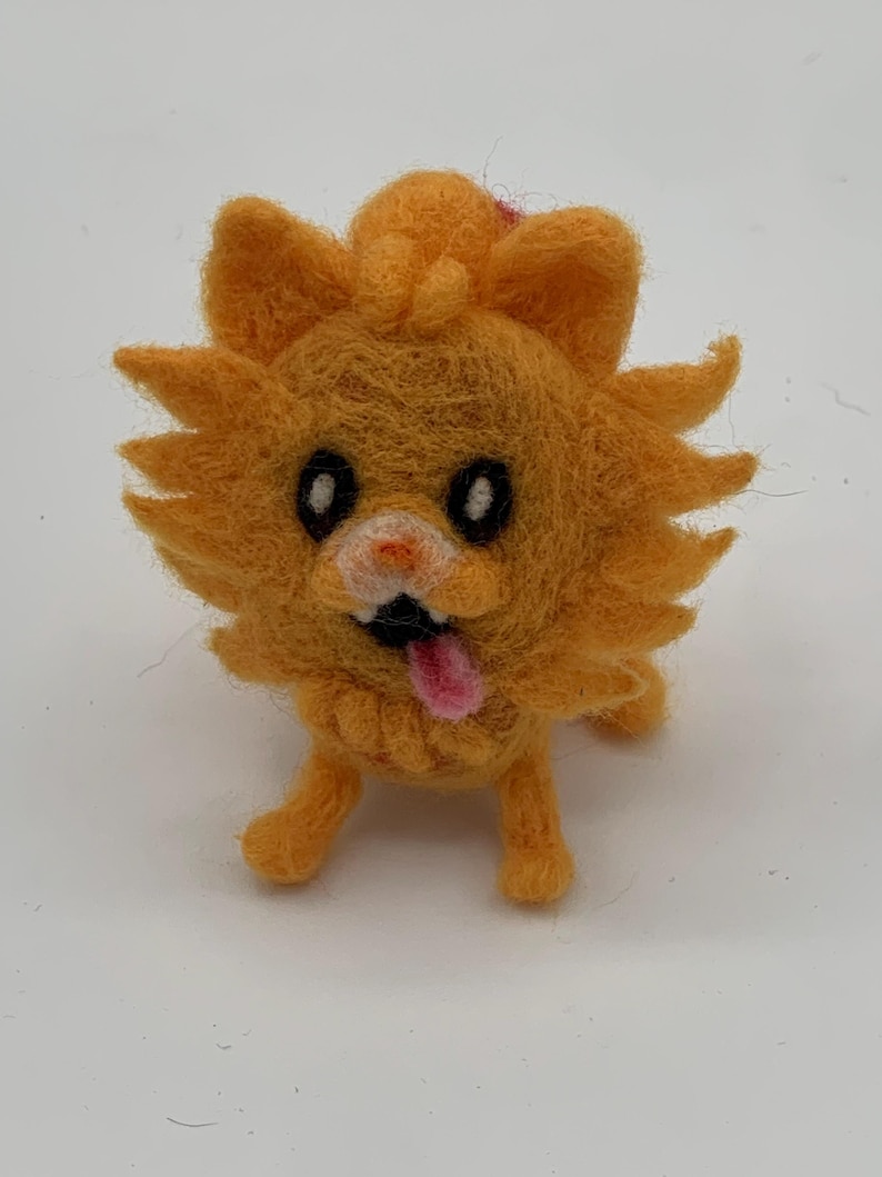 Pombon, Gecqua, Browt - Handmade Pokémon Felted Figure - Merino Wool ...
