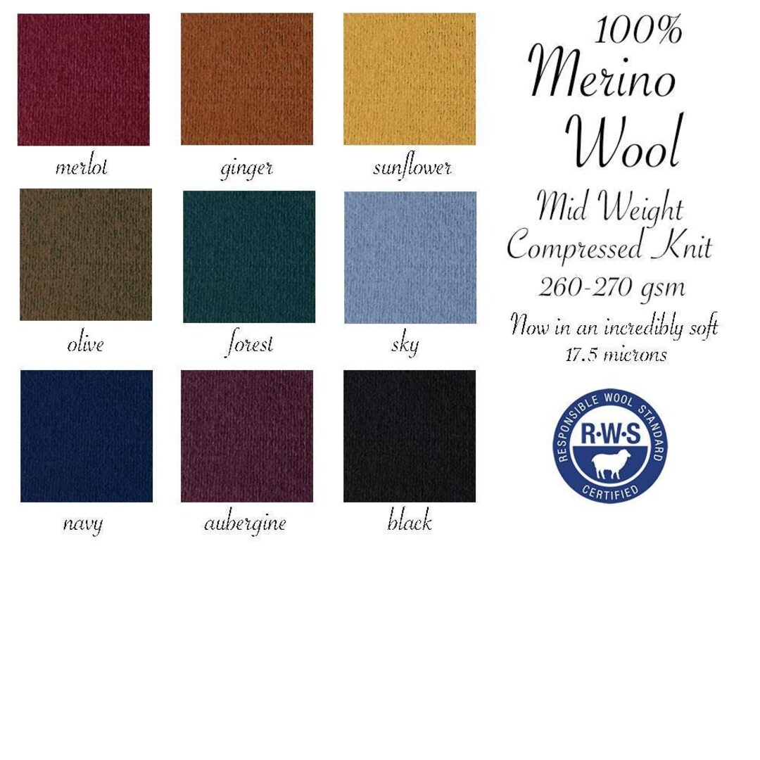 Mid Weight Merino Wool Fabric Sold by the HALF Yard 100 Percent Wool - Etsy