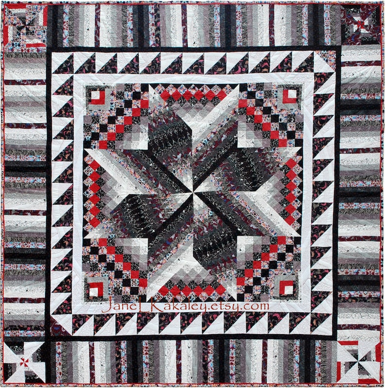 PDF Quilt Pattern - Rotary Sampler Quilt Pattern - Immediate Download ...