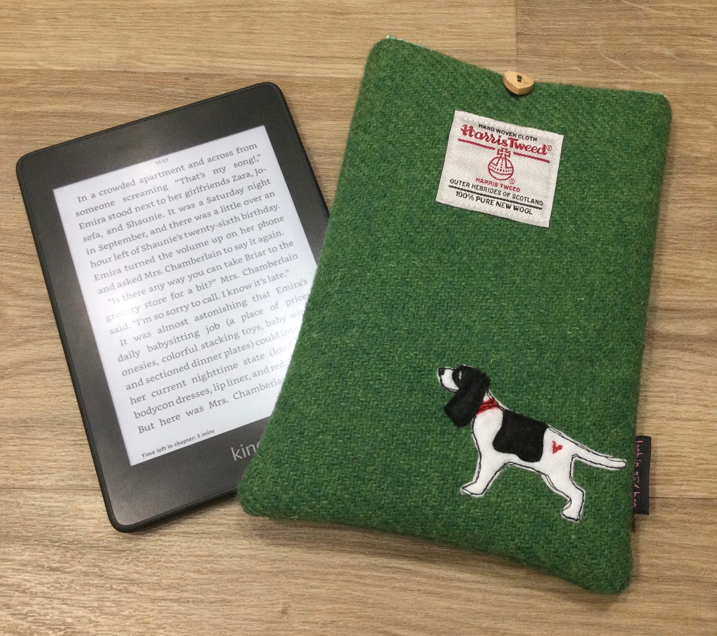 Cocker Spaniel Dog Kindle Case, Cocker Spaniel Dog Kindle Cover, Tweed ...