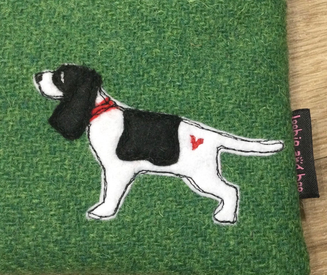 Cocker Spaniel Dog Kindle Case, Cocker Spaniel Dog Kindle Cover, Tweed ...
