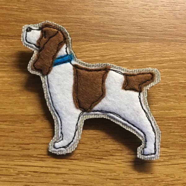 Dog Spaniel Applique - Etsy