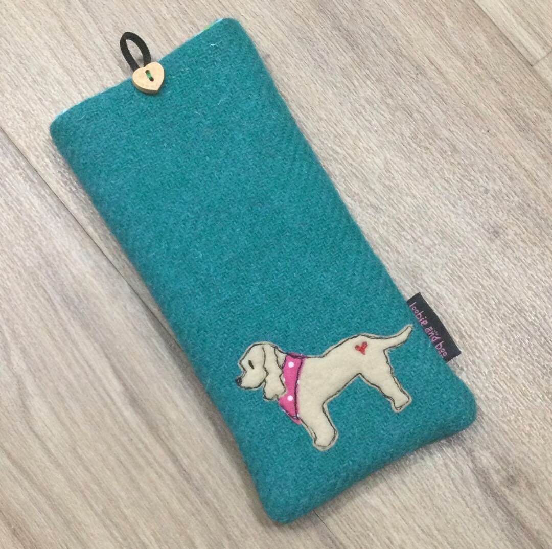Cavapoo iPhone Case, Harris Tweed iPhone Case, Cavapoo Mum, Dog Phone ...