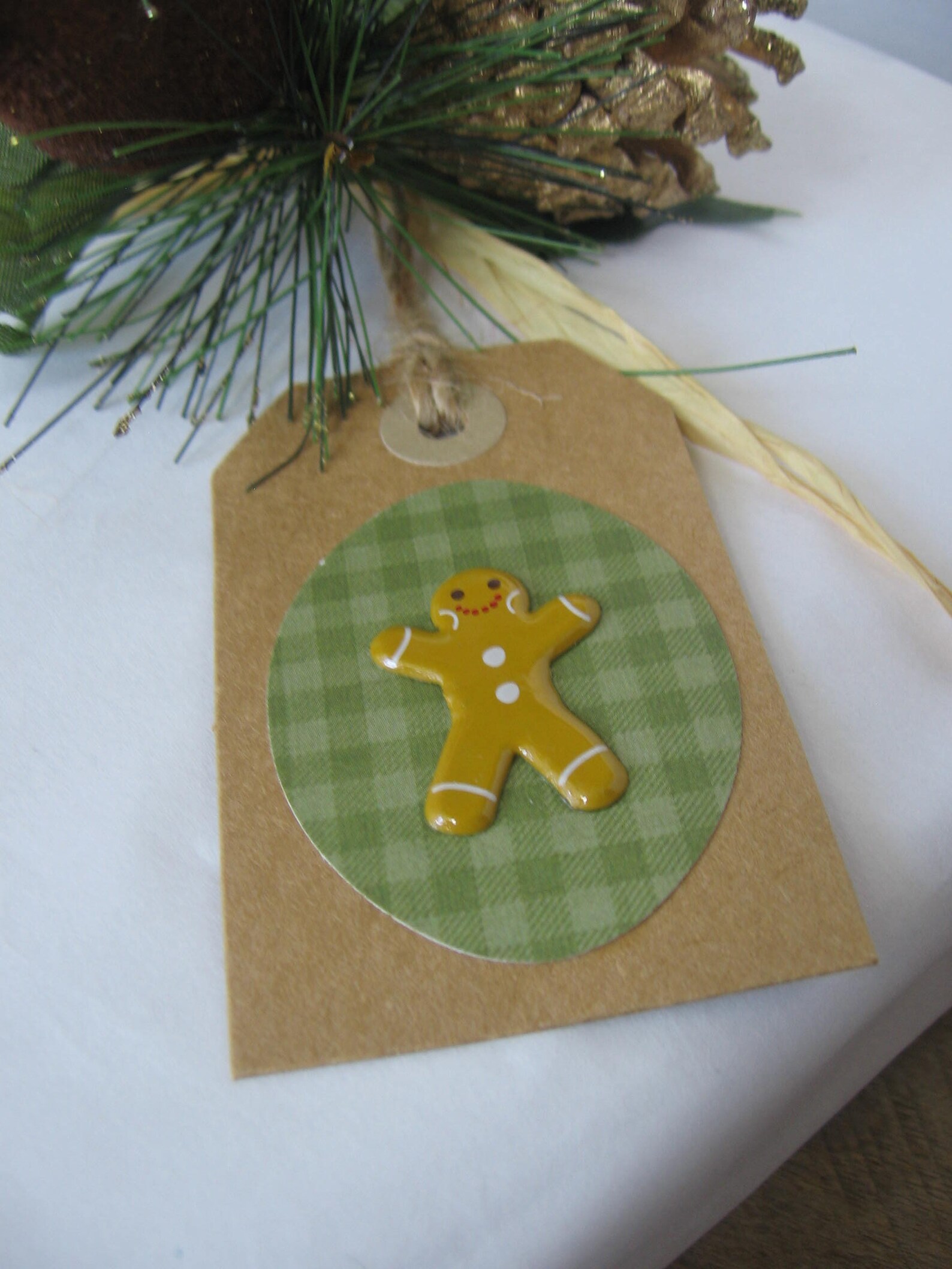 Gingerbread Men Christmas Gift Tags in a Set of 9 / - Etsy
