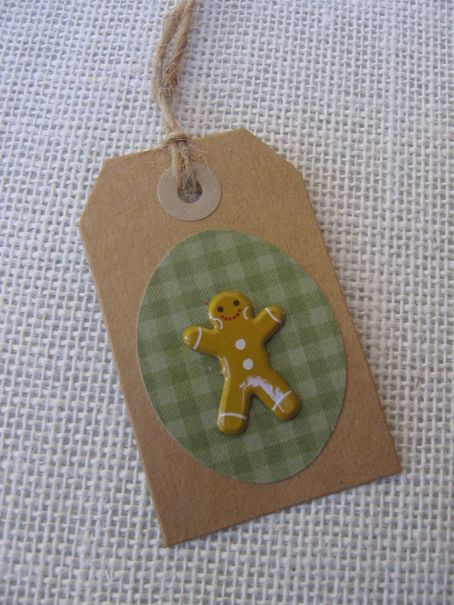 Gingerbread Men Christmas Gift Tags in a Set of 9 / - Etsy