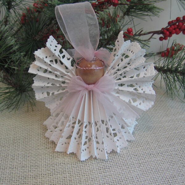 Lace Angel Ornament - Etsy