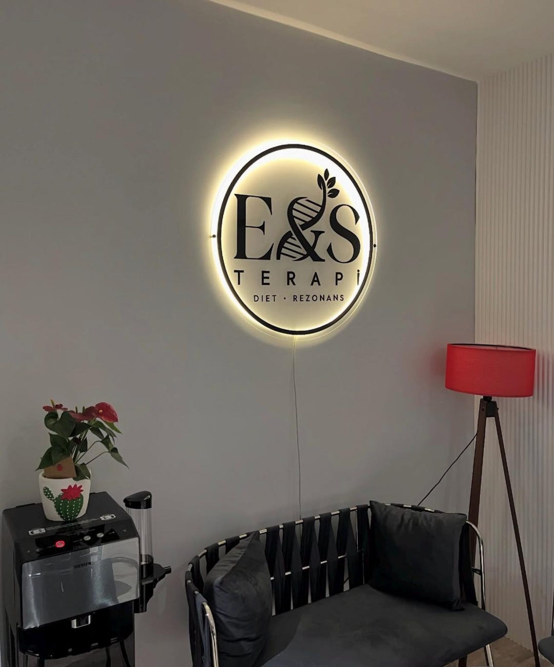 Floating Acrylic Shop Sign, Personalized Business Logo Sign, Custom ...