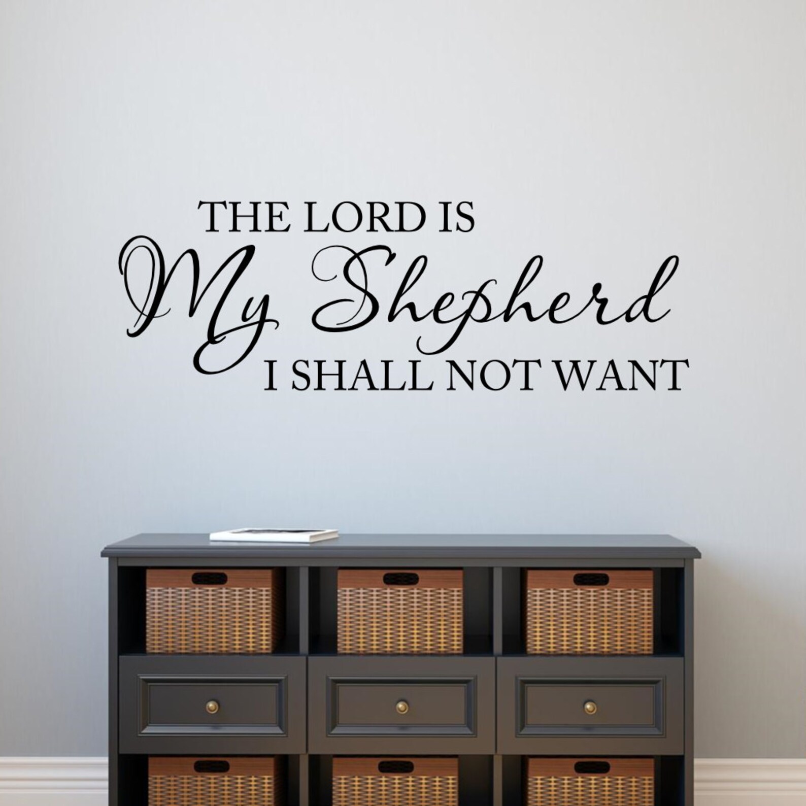 The LORD is My Shepherd I Shall Not Want Decal, PSALM 23:1 Vinyl ...