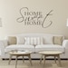 Home Sweet Home Decal Vinyl Lettering Words for Wall, Country Modern ...