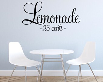 Lemonade 25 Cents - Etsy