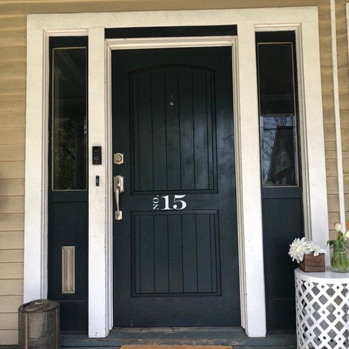 House Number Decal, Street Address Front Door Sticker, Building Number ...