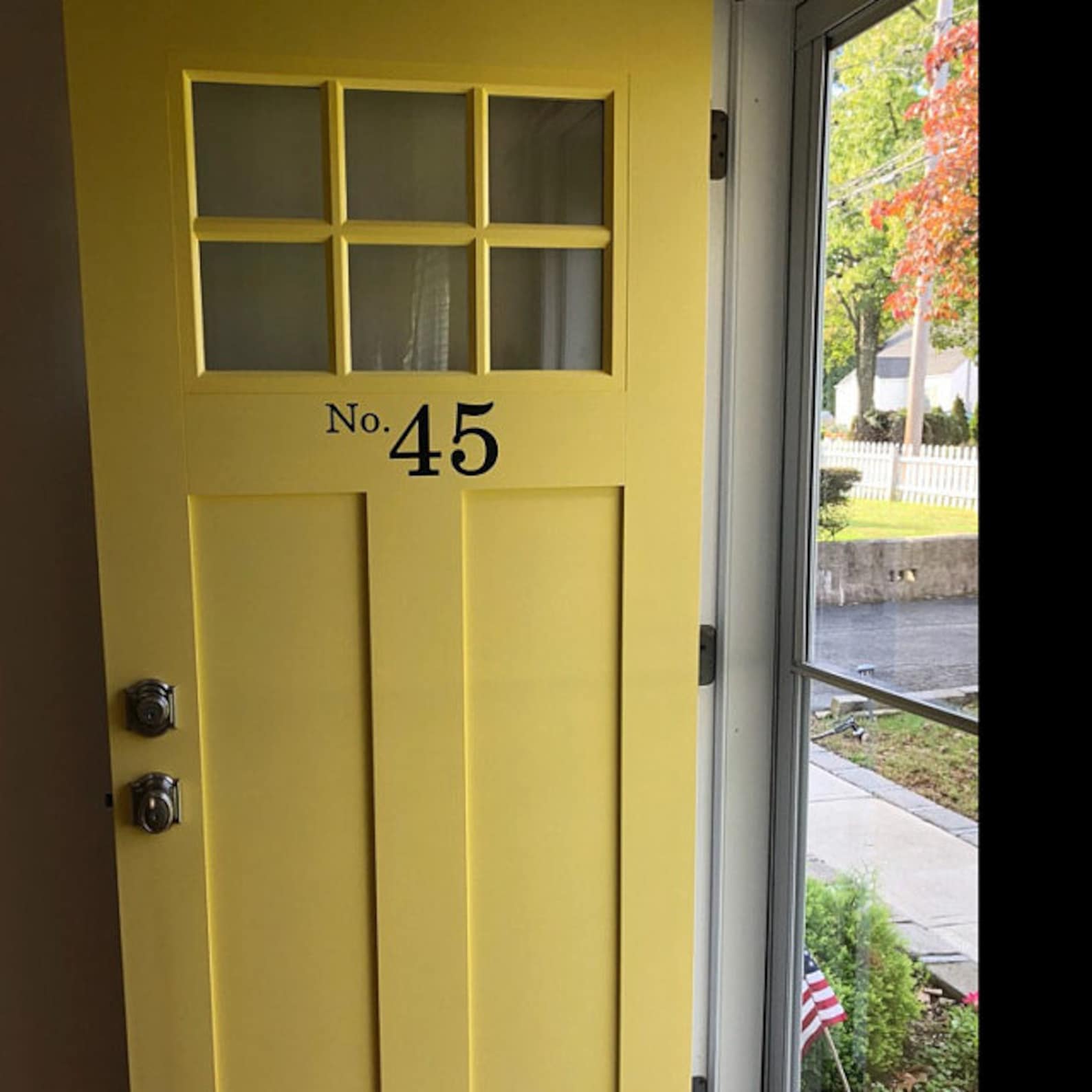 Vinyl House Numbers Front Door Decal, Address Numbers for Front Porch ...