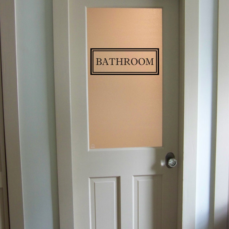 Bathroom Decal - Etsy