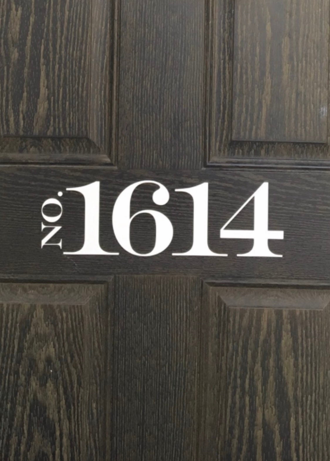 House Number Decal, Street Address Front Door Sticker, Building Number ...