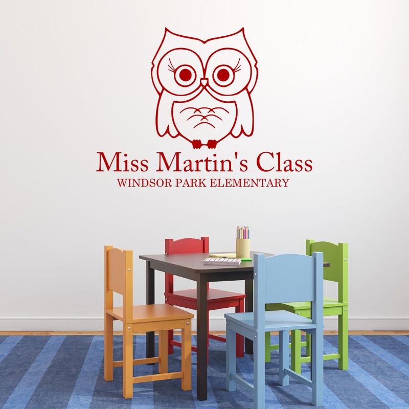 Teacher Desk Decal - Etsy