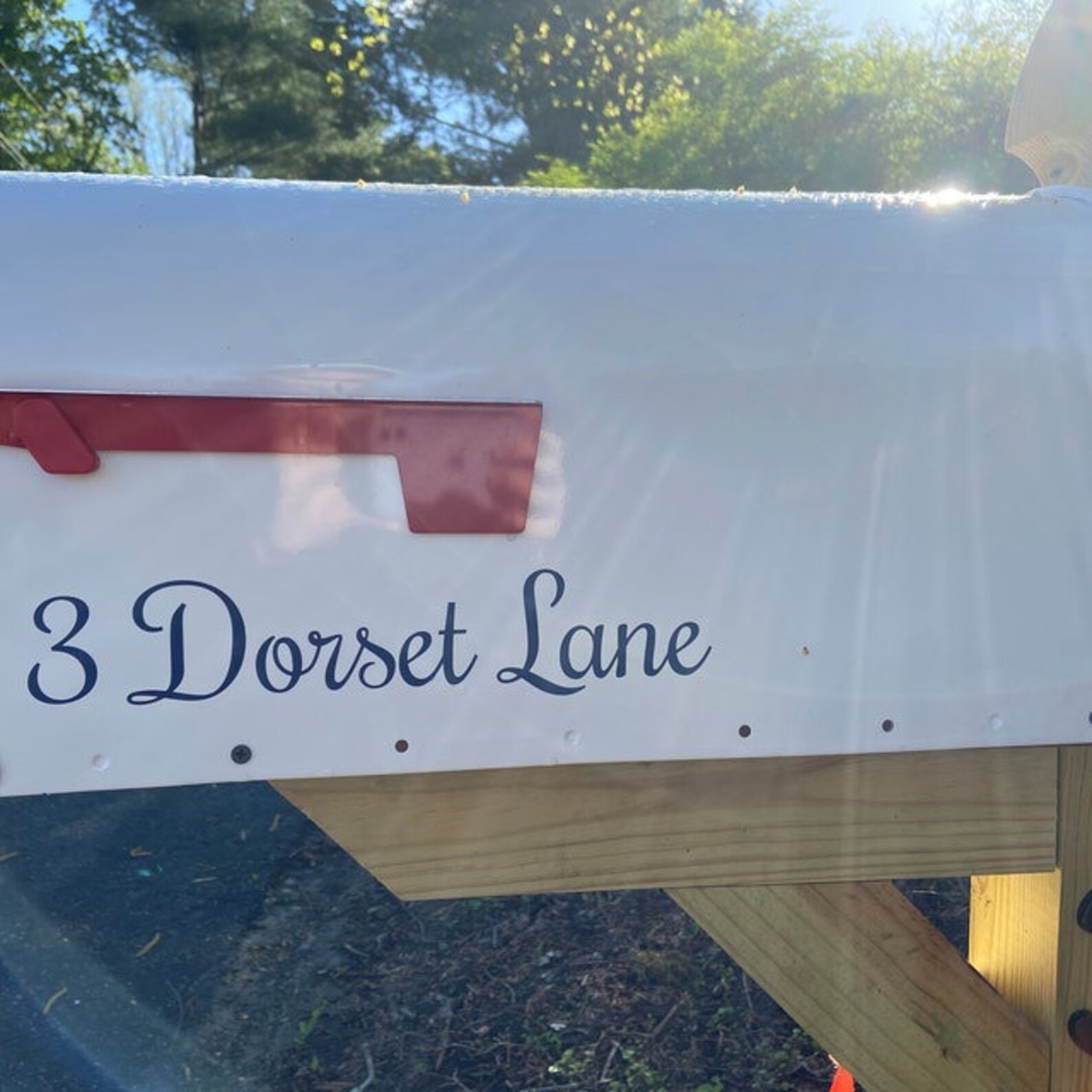 Mailbox Address Vinyl Decal, Numbers Address Vinyl Lettering ...