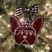 French Bulldog Ornament Personalized, Frenchie Hanging Wooden Stocking ...