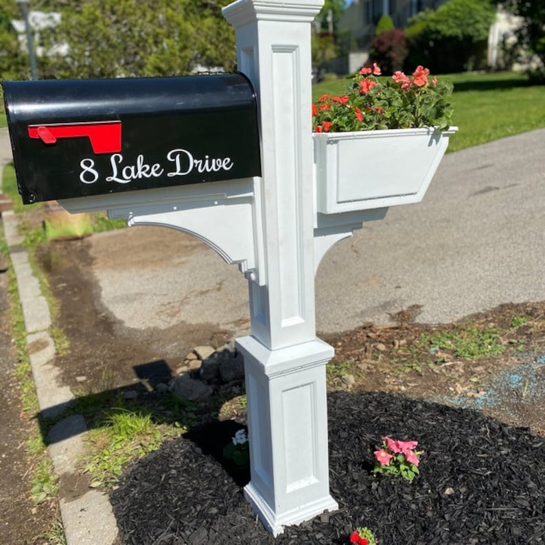 Mailbox Address Vinyl Decal Numbers Address Vinyl Lettering - Etsy