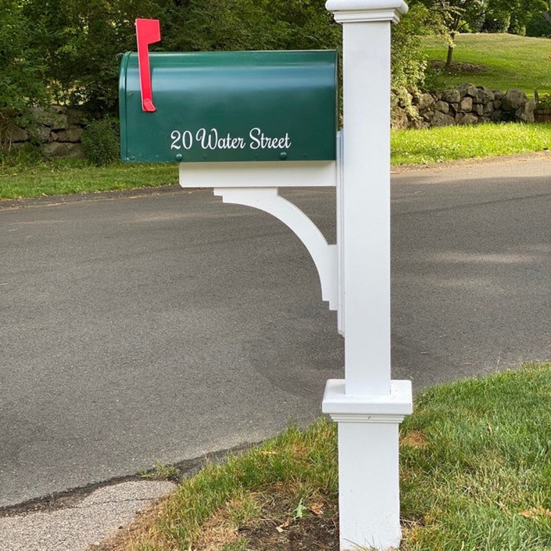 Mailbox Address Vinyl Decal Numbers Address Vinyl Lettering - Etsy