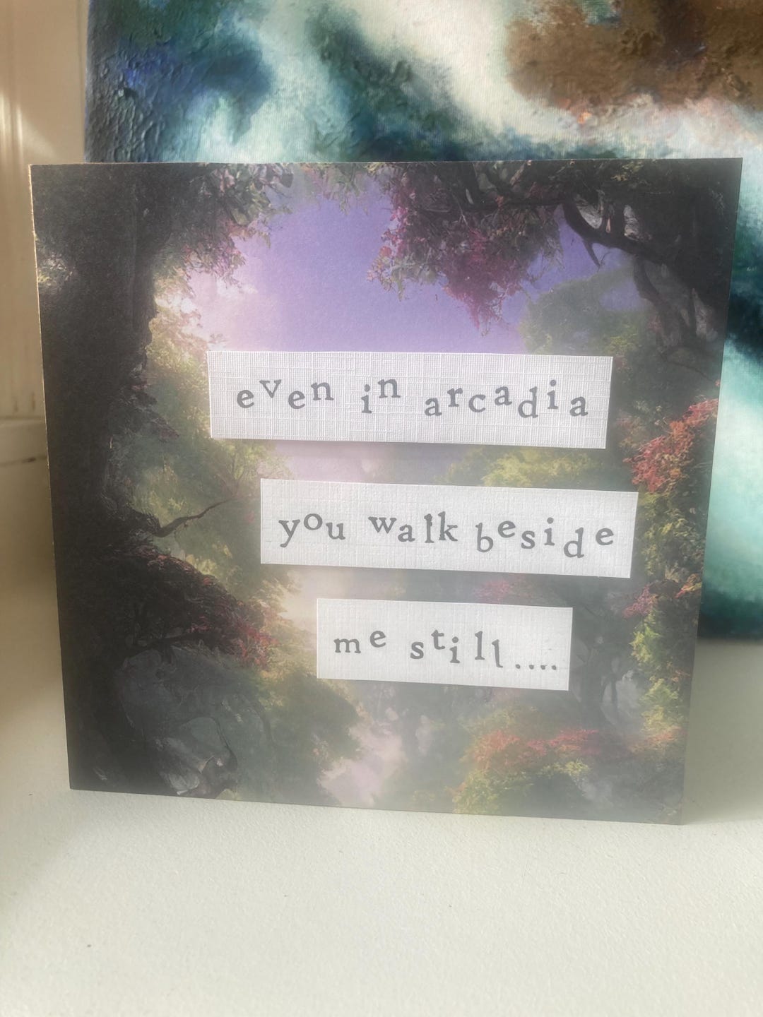 Handmade, Handprinted Sleep Token Lyric Quote Fan Art Alternative Metal ...