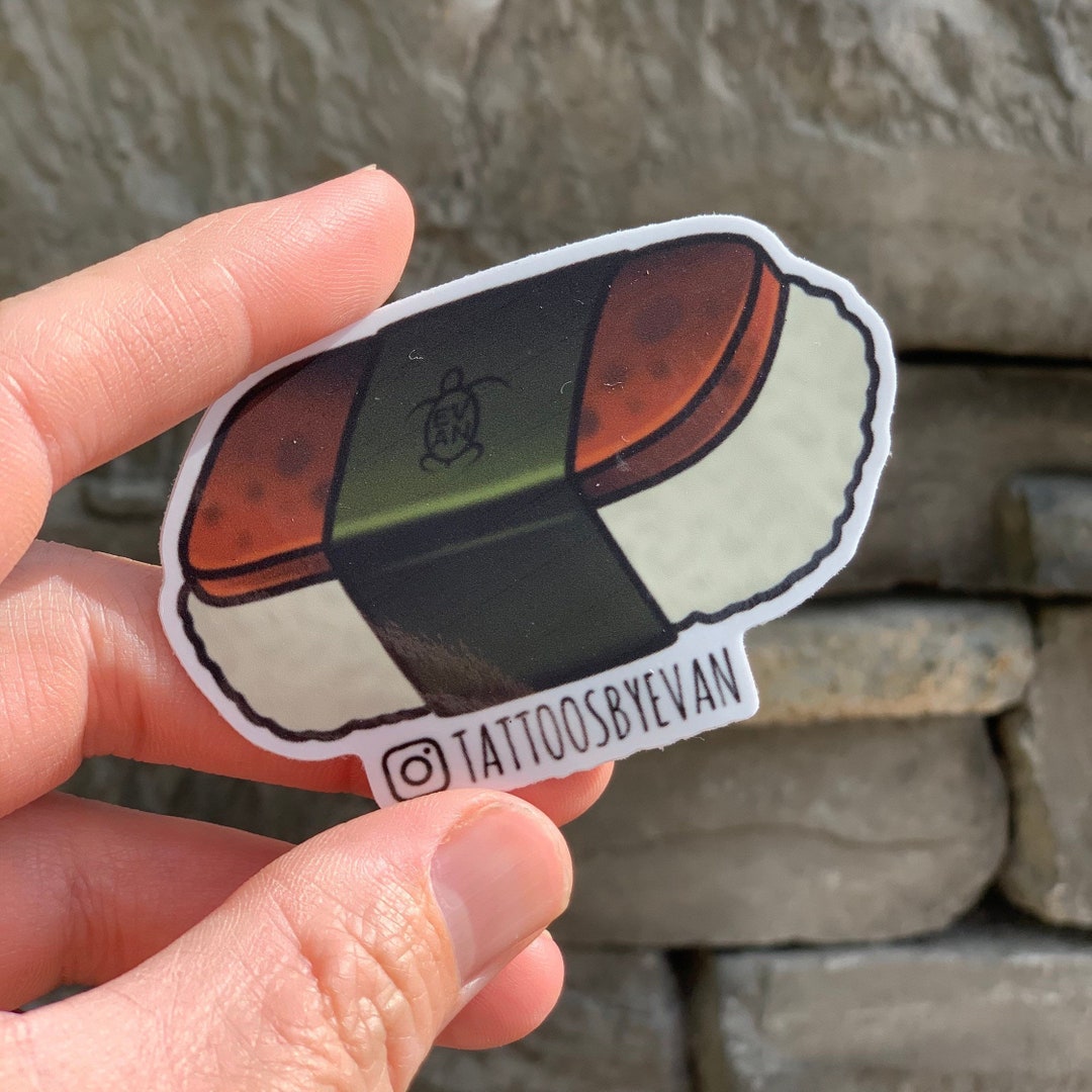 Spam Musubi Sticker - Etsy