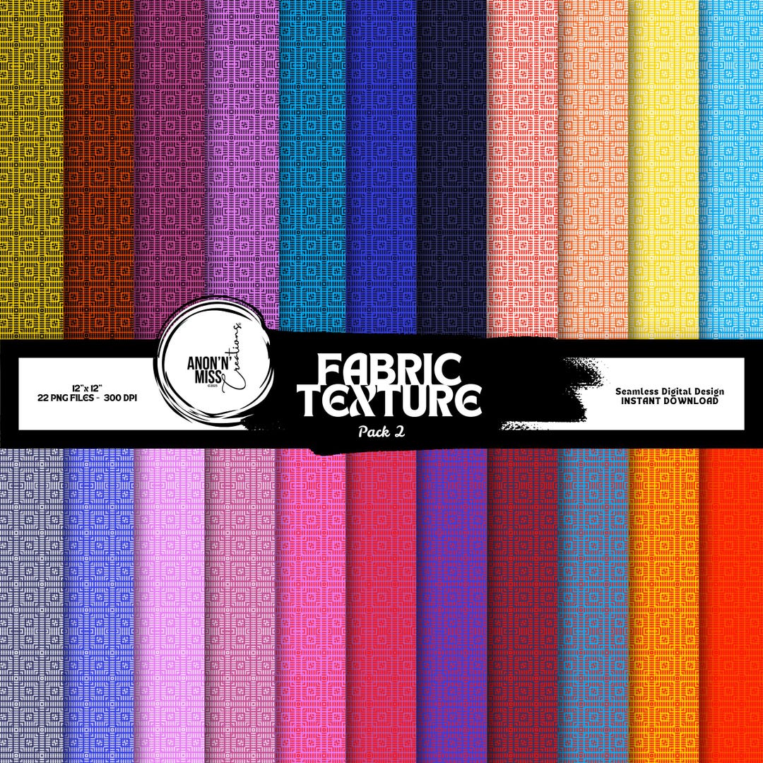 Fabric Texture Digital Paper, Seamless Pattern PNG (digital Download ...