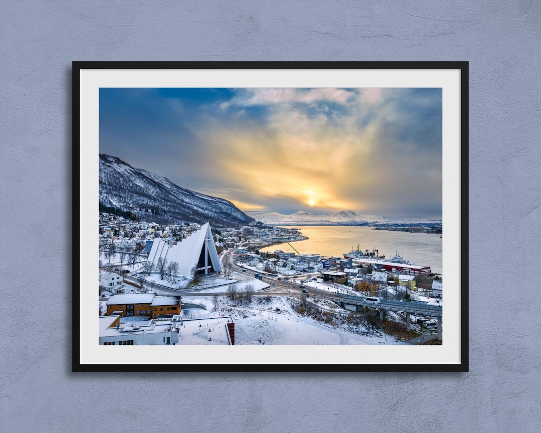 Tromso Arctic Cathedral Print - Norway Wall Art, Poster & Home Decor ...