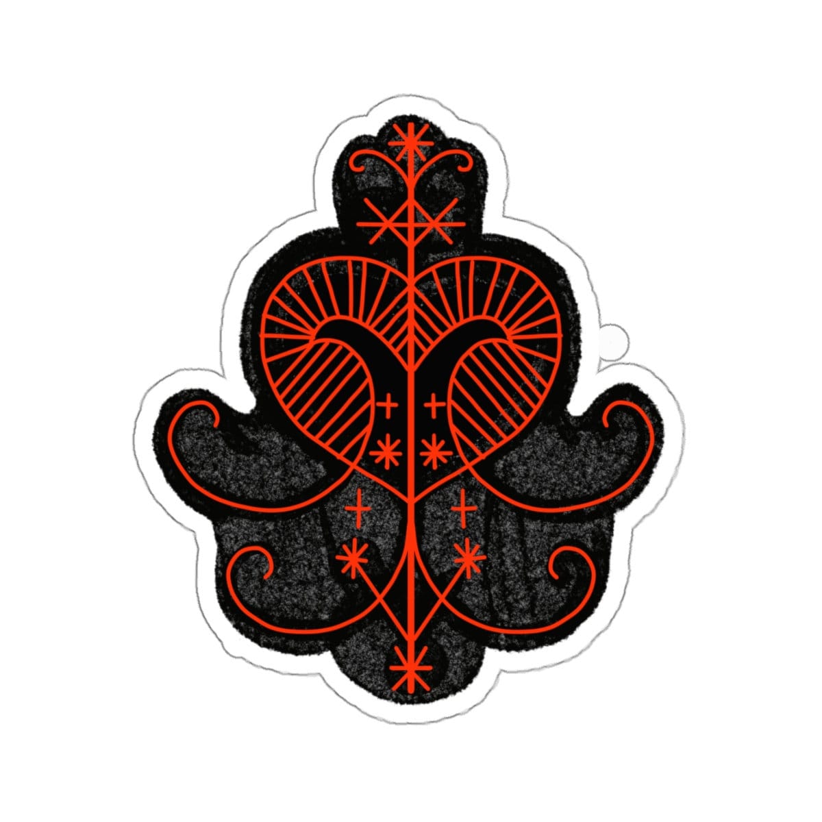 Erzulie Freda Veve Sticker Red/black Voodoo Hoodoo Rootworker ...