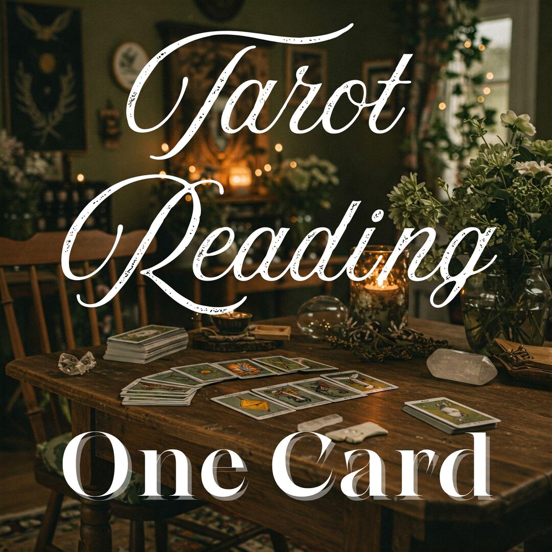 One Question - One Card In-depth Tarot Reading - Spiritual Guidance - Etsy