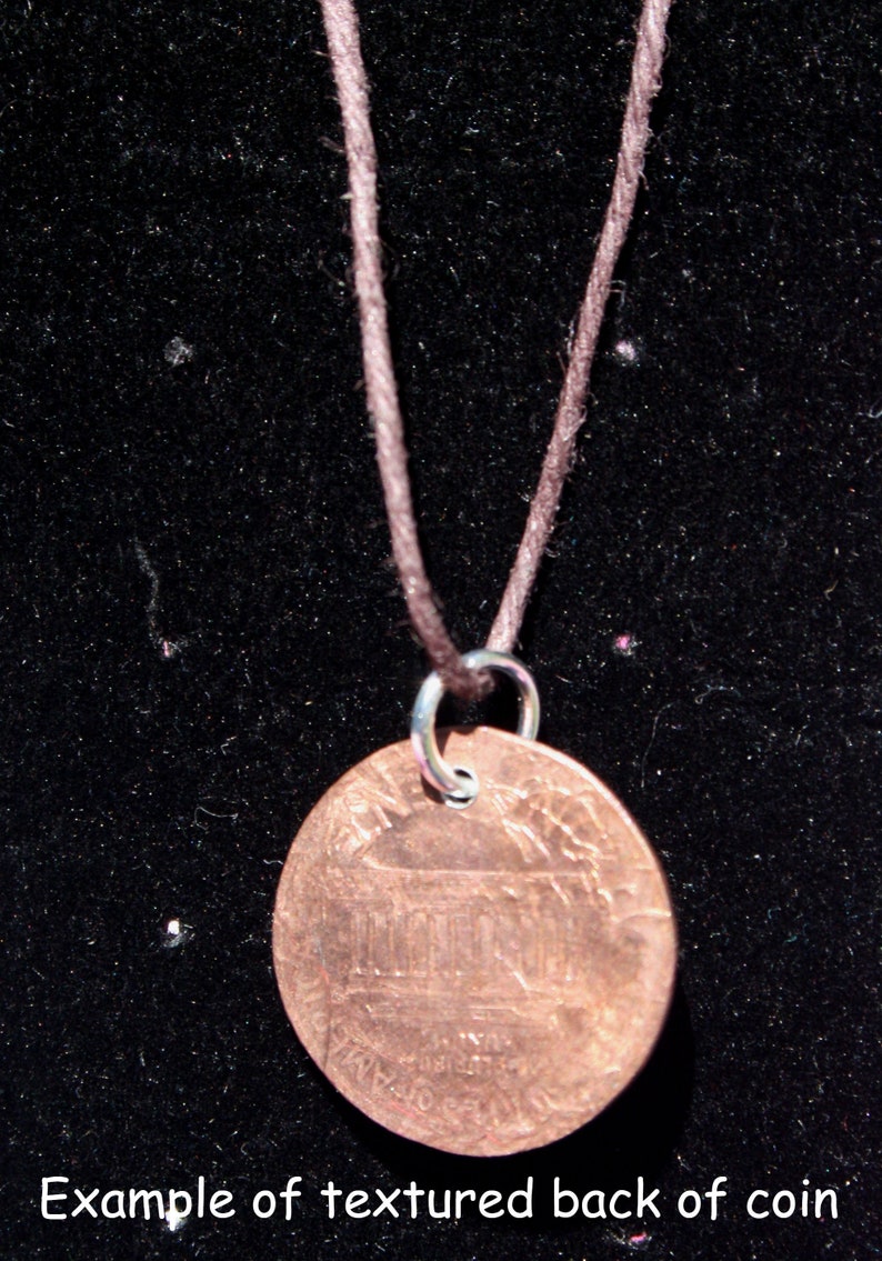 Magick Hammered Penny Charm Necklace Copper New Orleans Nola - Etsy
