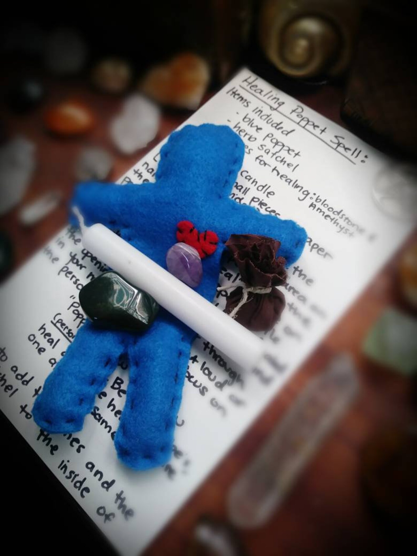 Healing Poppet Spell Kit Voodoo Doll Handmade Pagan Witch - Etsy