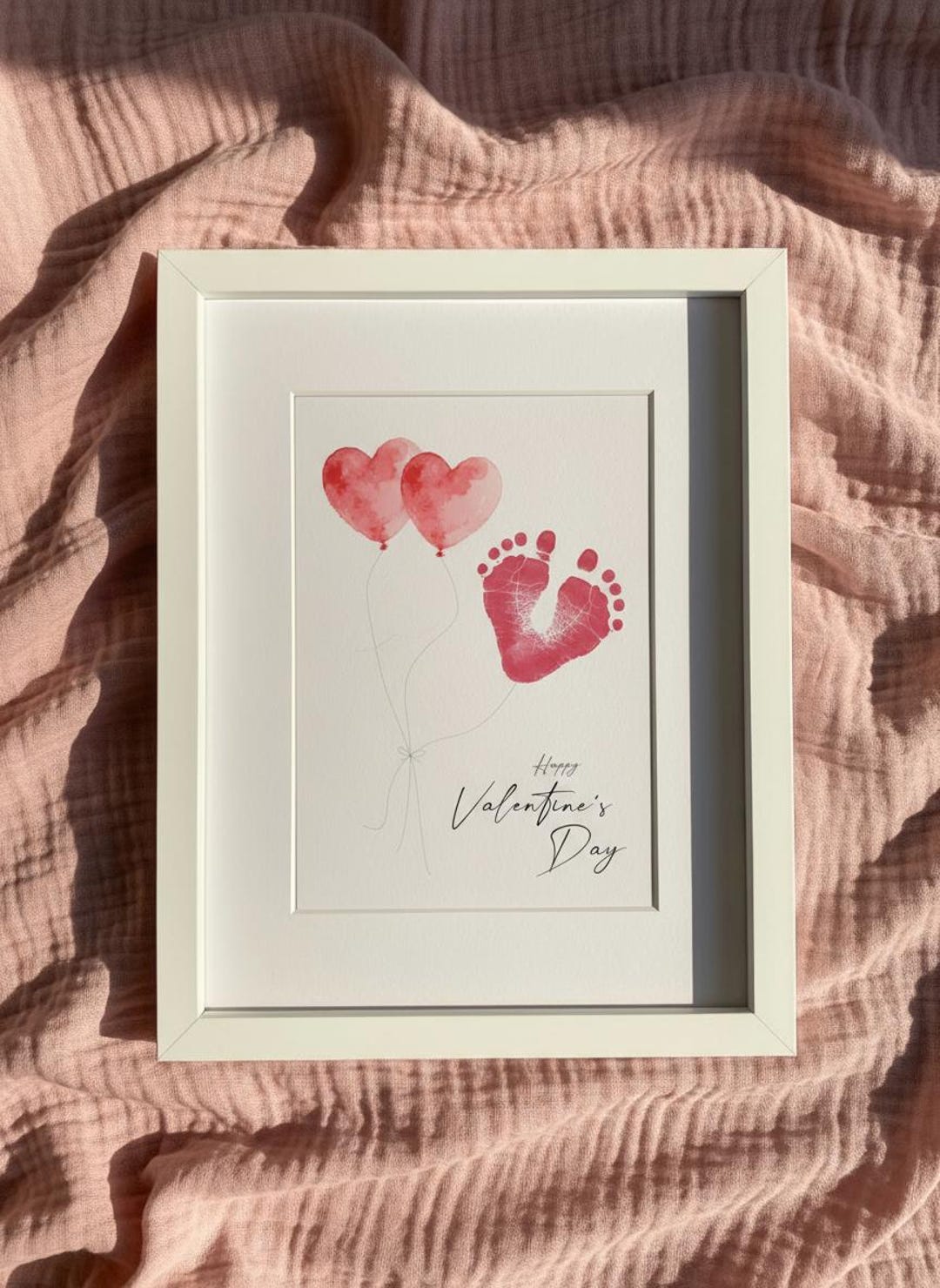 DIY Baby Hand & Footprint Card Digital Print Template 5-in-1 Set ...