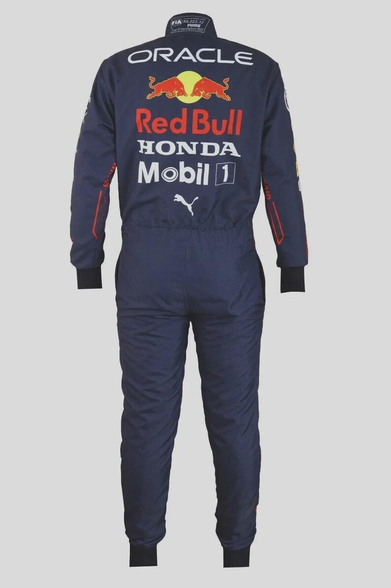 F1 Team Race Suit Go Kart Red-bull Max Racing Suit F1 Karting Gear in ...