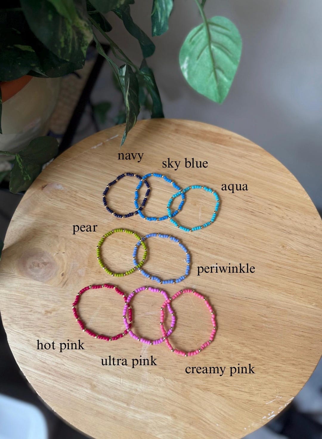 Multicolor Layering Seed Bead Bracelets - Etsy
