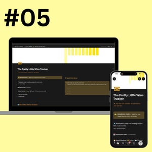 Pretty Little Wins - Notion Template - Etsy