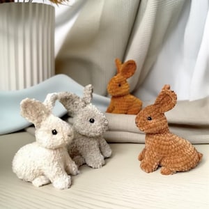 Crochet Baby Rabbit Pattern PDF, Cute Amigurumi Bunny Toy, Easy ...
