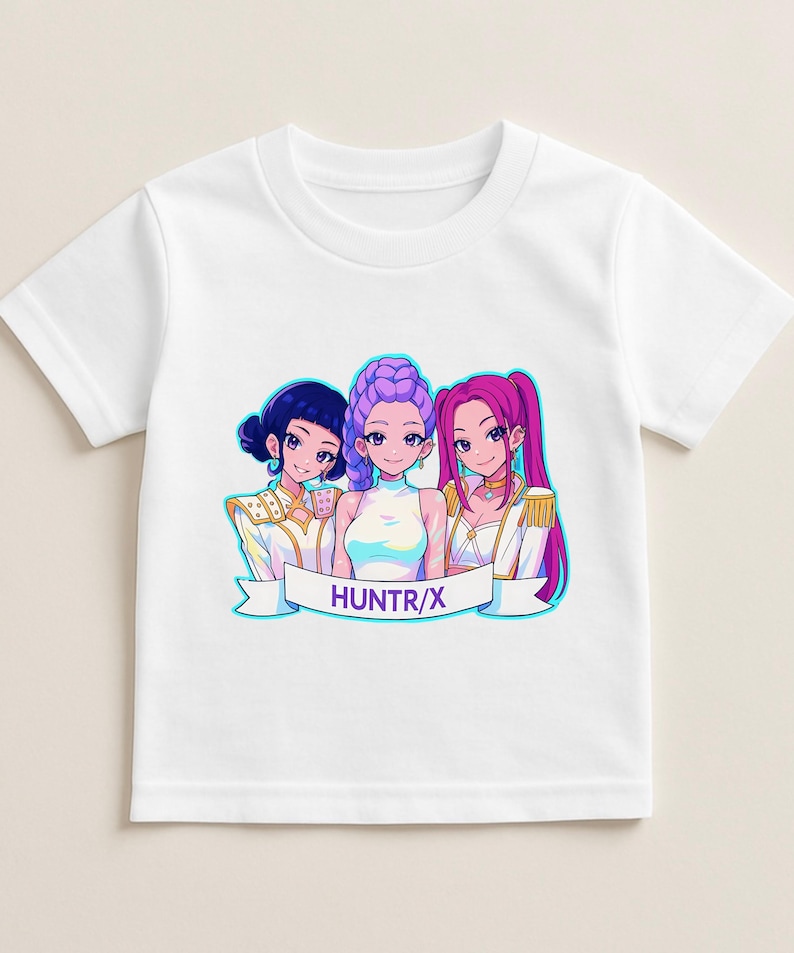 Huntrix Soda Pop T-shirt | K-pop Demon Hunters Graphic Tee | Cute Girls ...
