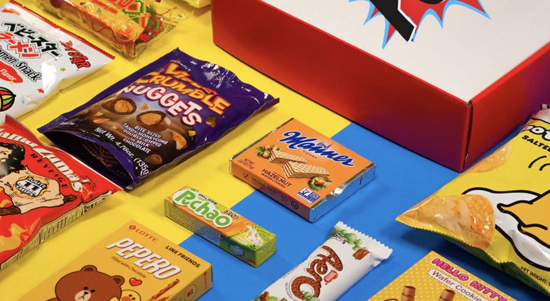 The Plot Twist Mystery Snack Box - 16 Snacks | International Snack Box ...
