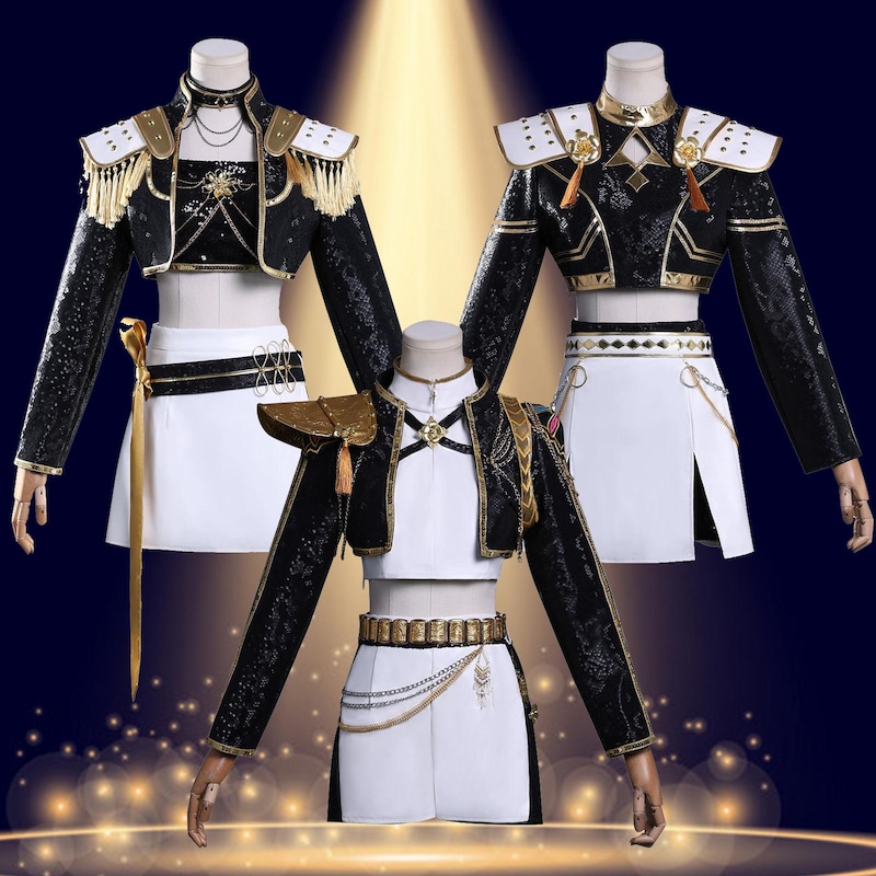 Huntrix Kpop Demon Hunters Golden Costume - Etsy