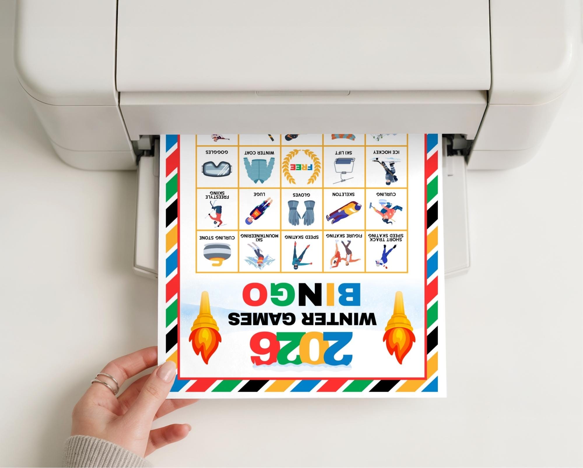 Winter Games Bingo, 30 Winter Games Bingo Cards, Printable 2026 Milan ...