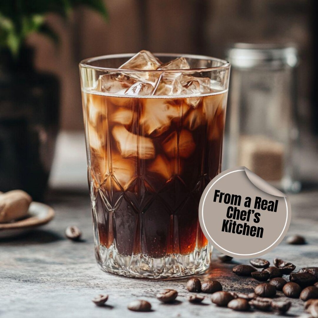 Cold Brew Coffee Recipe PDF Printable Download Strong Iced Coffee Guide ...