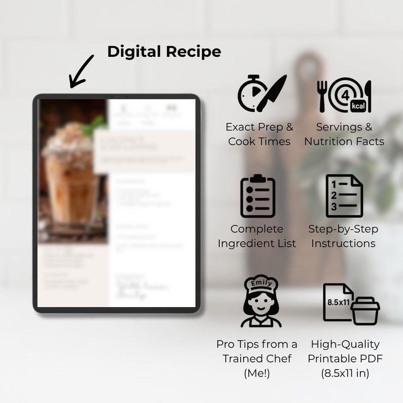Cold Brew Coffee Recipe Pdf Printable Download Strong Iced Coffee Guide