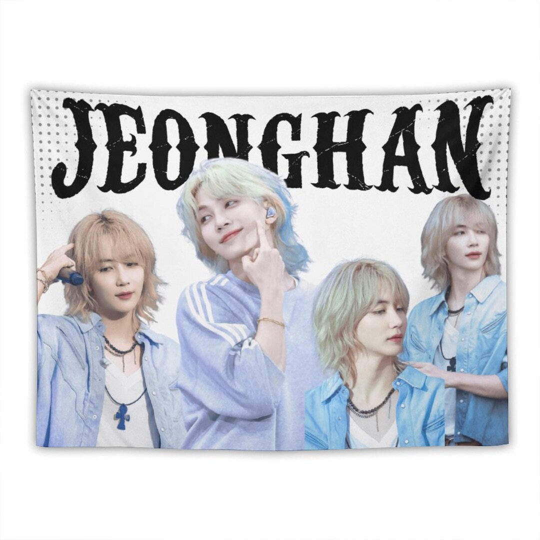 Custom SVT Jeongh Inspired Fan Wall Hanging, Carat Gift, Custom Kpop ...
