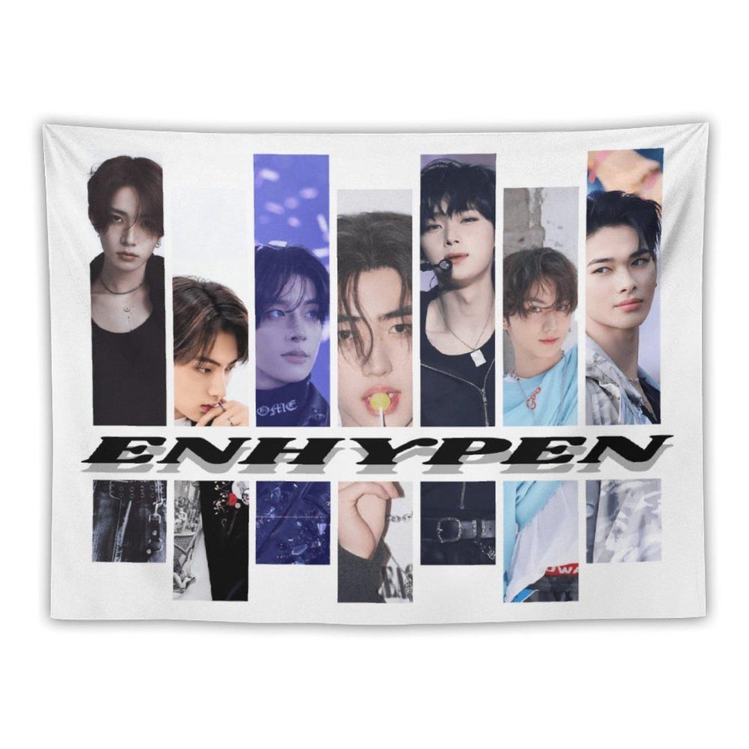 Custom Enha Group Flag Tapestry, Personalized Tapestry Gift for Fans ...