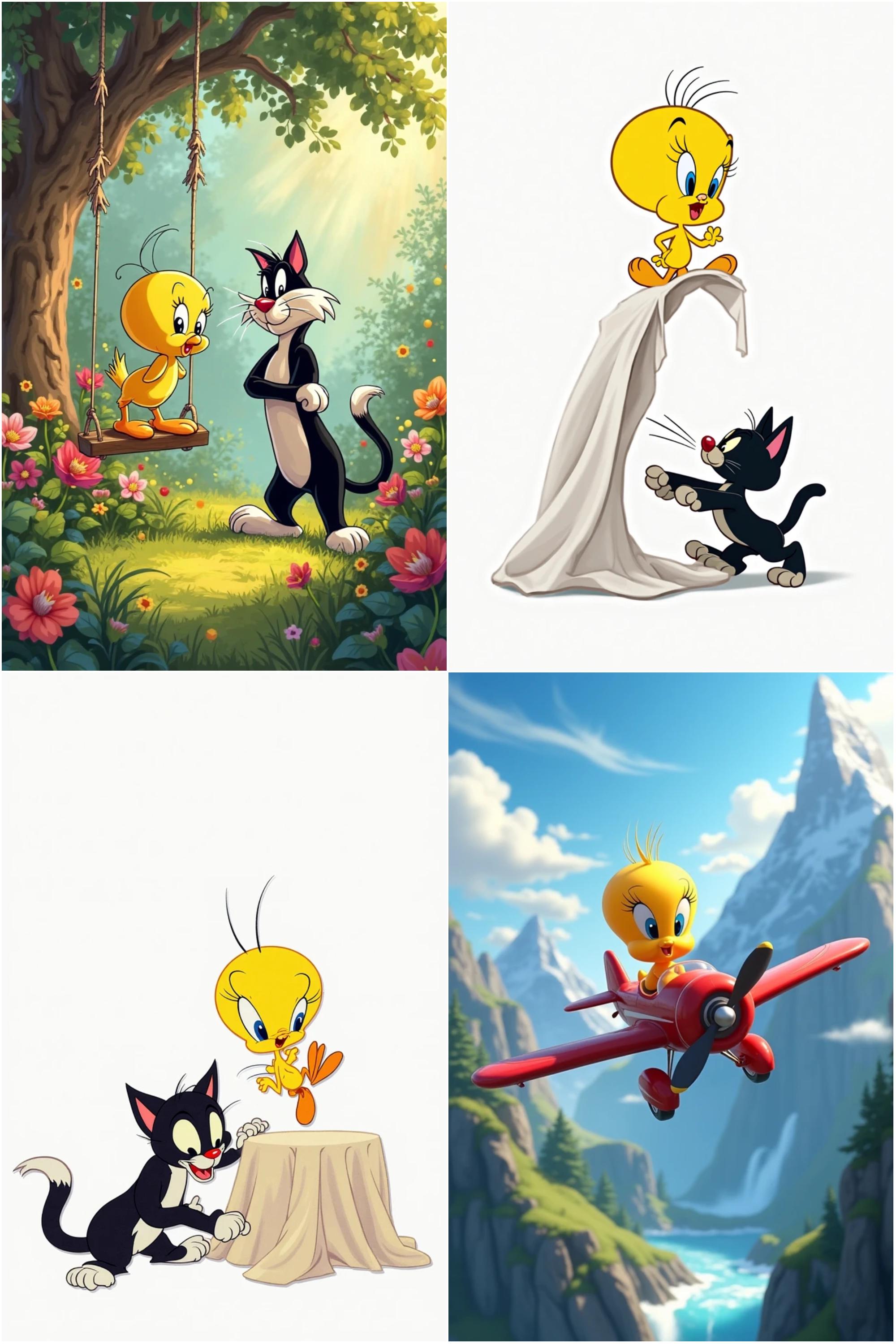 Tweety Cartoon Character Sticker Sheets: Kids Room Decor - Etsy